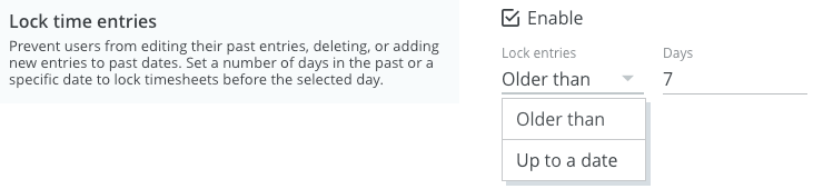 Lock Timesheets For Editing